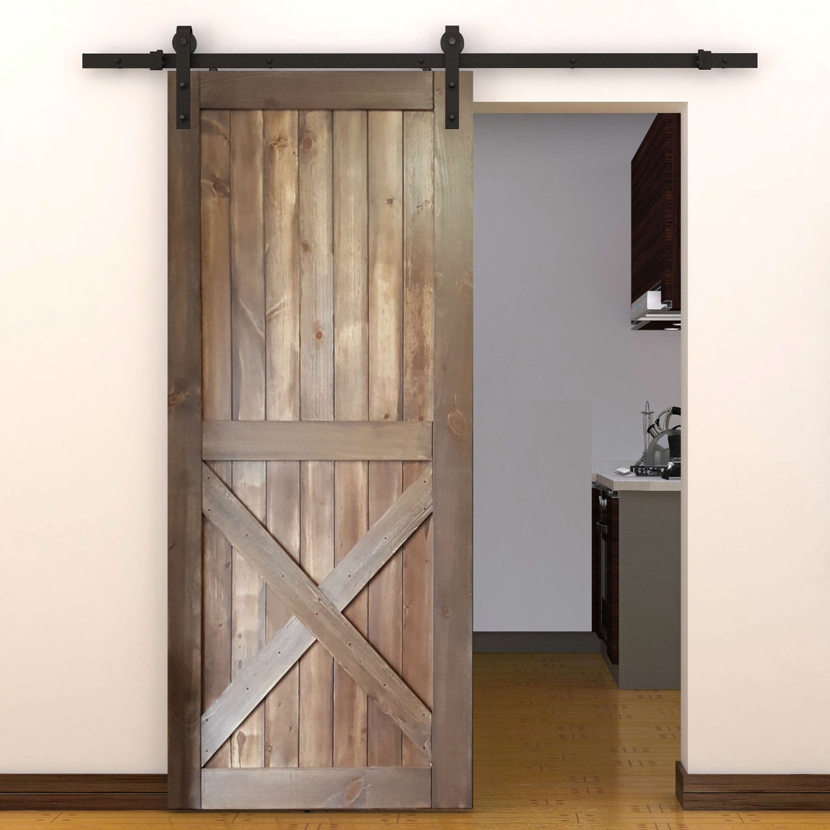 Viba Half X Solid Pine Barn Door – Viba Barn Doors & Hardware